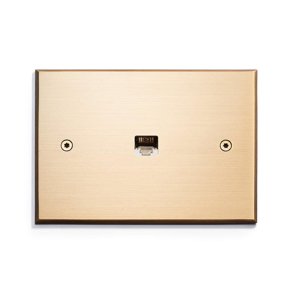 Premium Single Wall Outlet - Light Bronze - Meljac North America