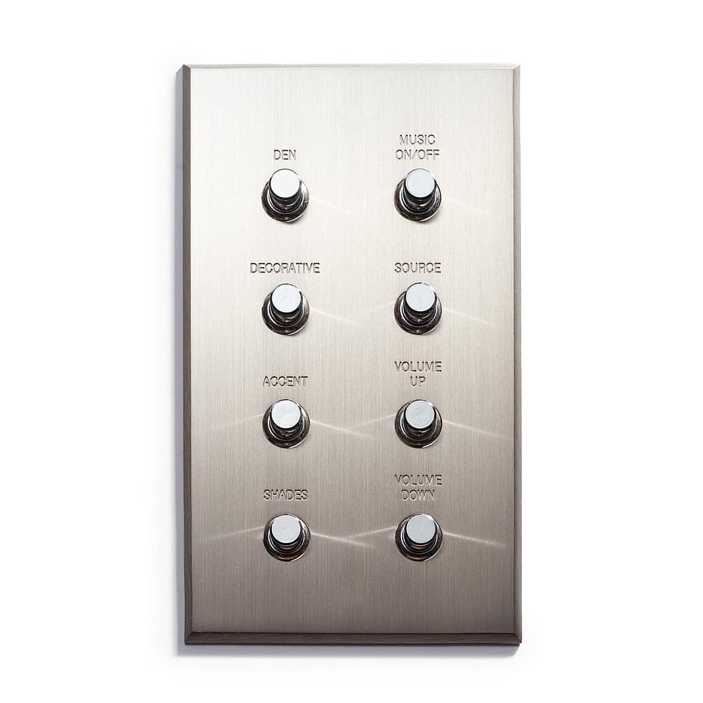 Premium Classique Keypad - 82 x 144 - Brushed Nickel - Meljac North America